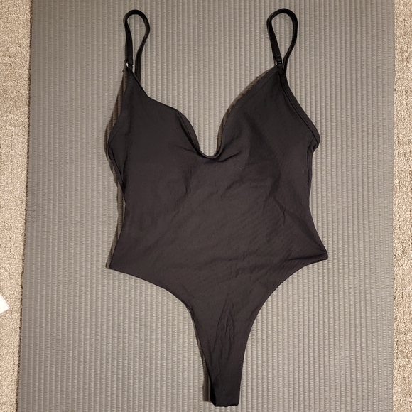 Naturyl | Swim | Naturyl Ribbed Black Swimsuit | Poshmark